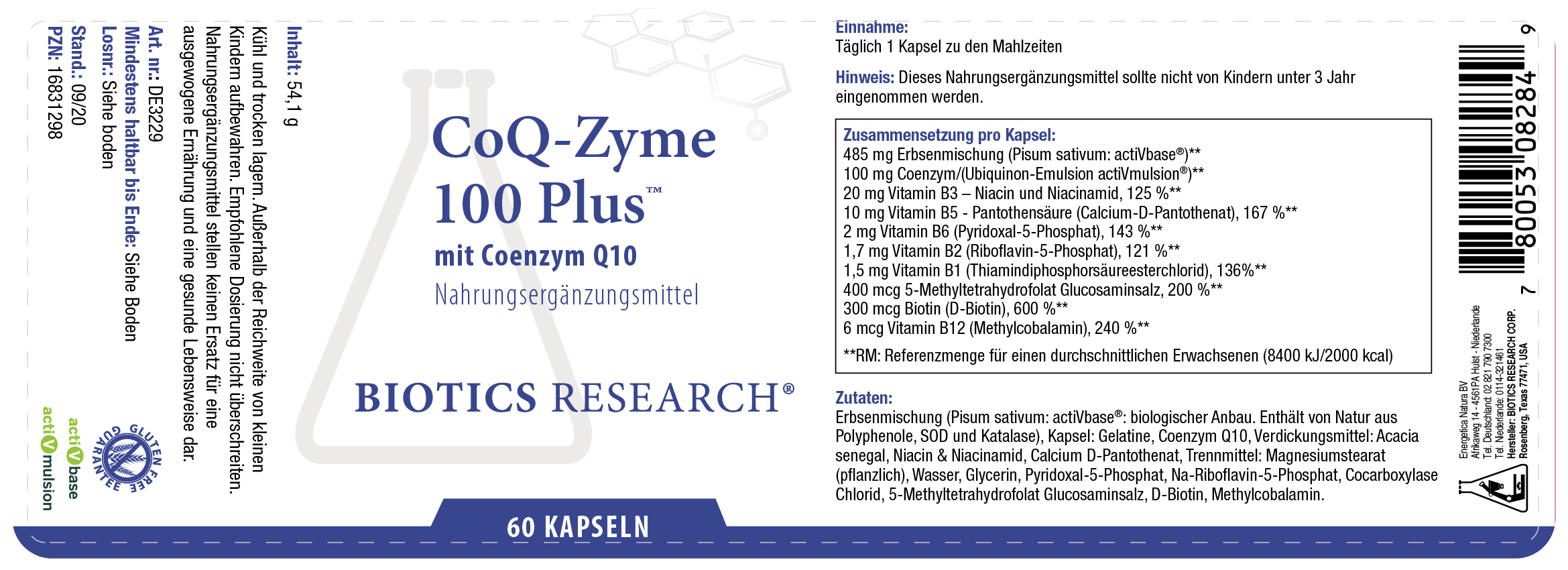 Coq-Zyme 100 Plus | Wirkung & Vorteile | Energetica Natura